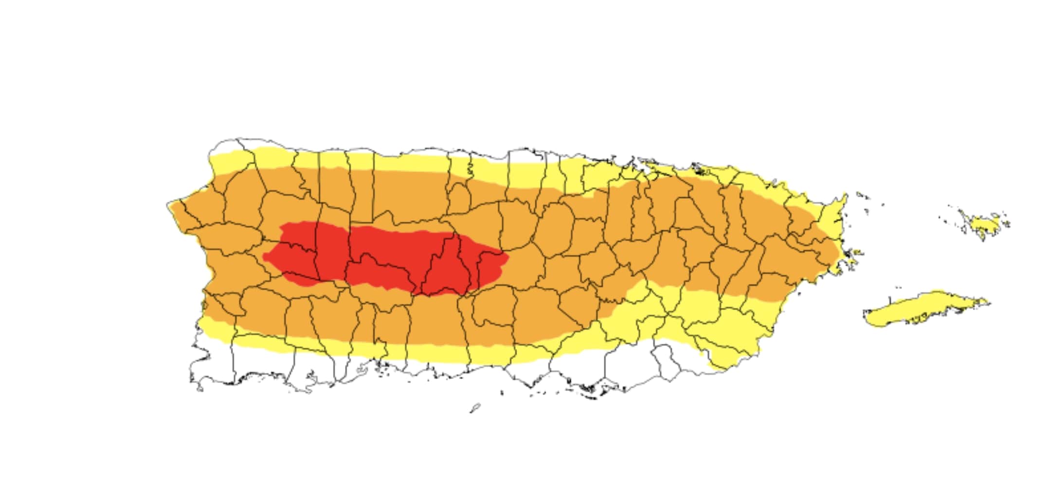 Alto potencial de inundaciones para hoy en Puerto Rico