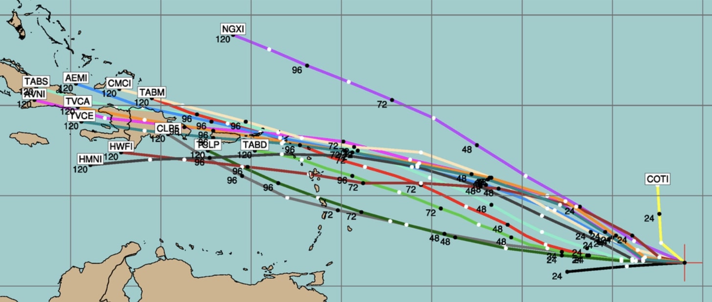 NHC incrementa potencial ciclónico del Invest 97L y 98L